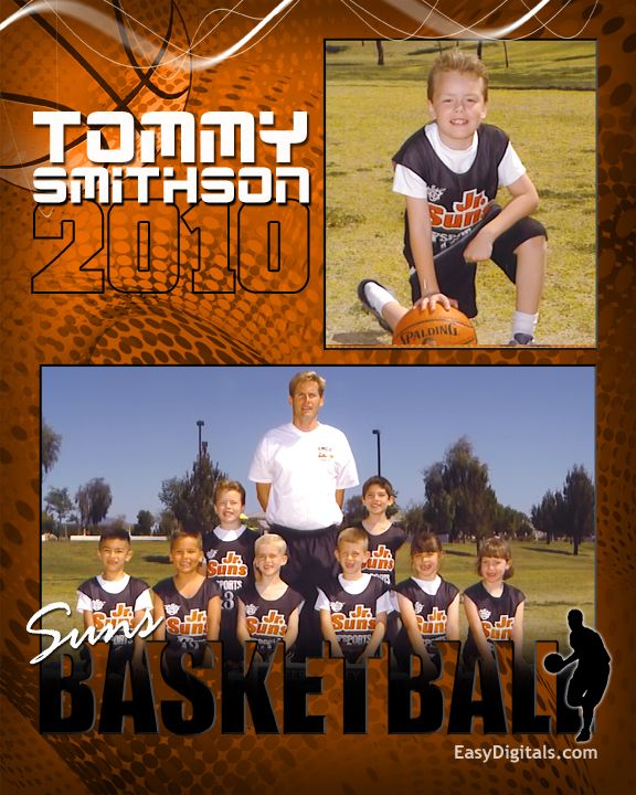 Sports Basketball Cutouts Vol 12 Photoshop and Elements Templates